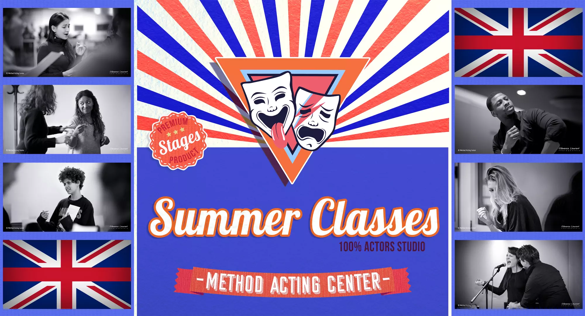 Accueil du site de Method Acting Center, Ateliers d'Acteurs & Réalisateurs